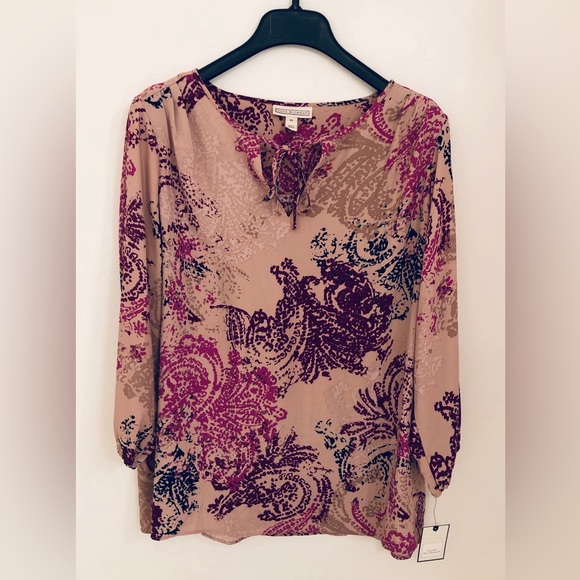 Dana Buchman | Tops | Dana Buchman Printed Blouse Xl | Poshmark